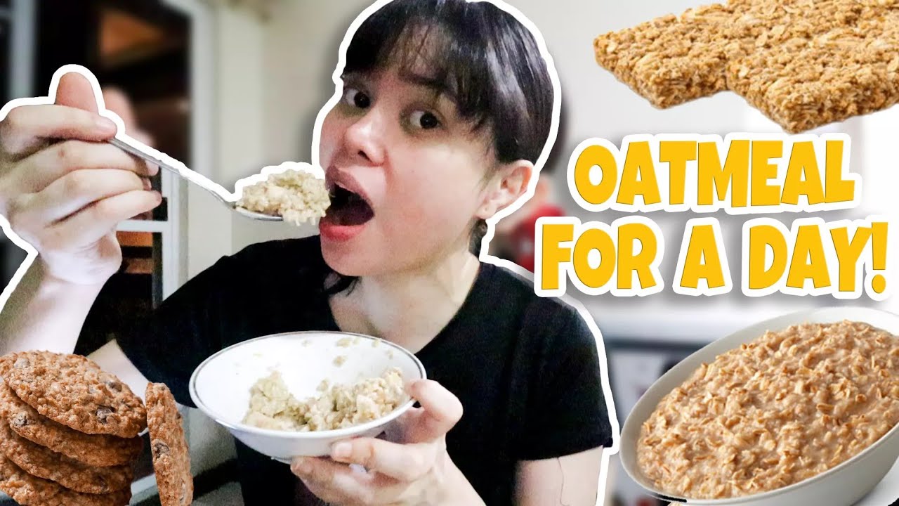 EATING OATMEAL FOR A DAY AND HERE'S WHAT HAPPENED! - YouTube
