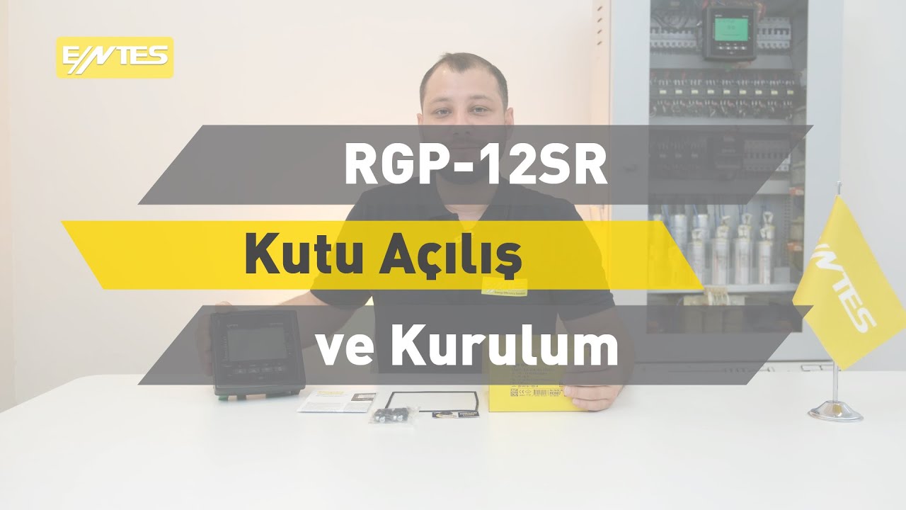 RGP-12SR Reaktif Güç Kontrol Rölesi Kutu Açılış ve Kurulum - YouTube