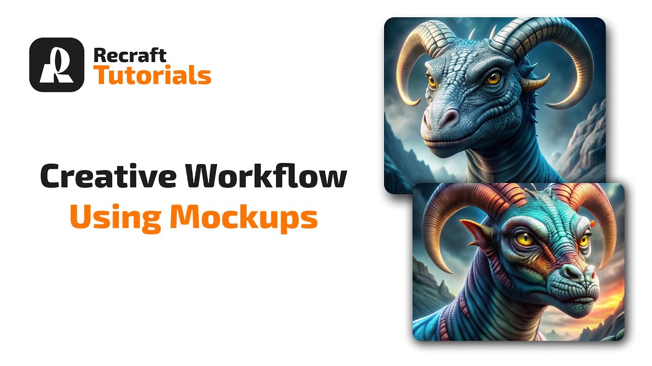 Cretive workflow using Mockups - YouTube