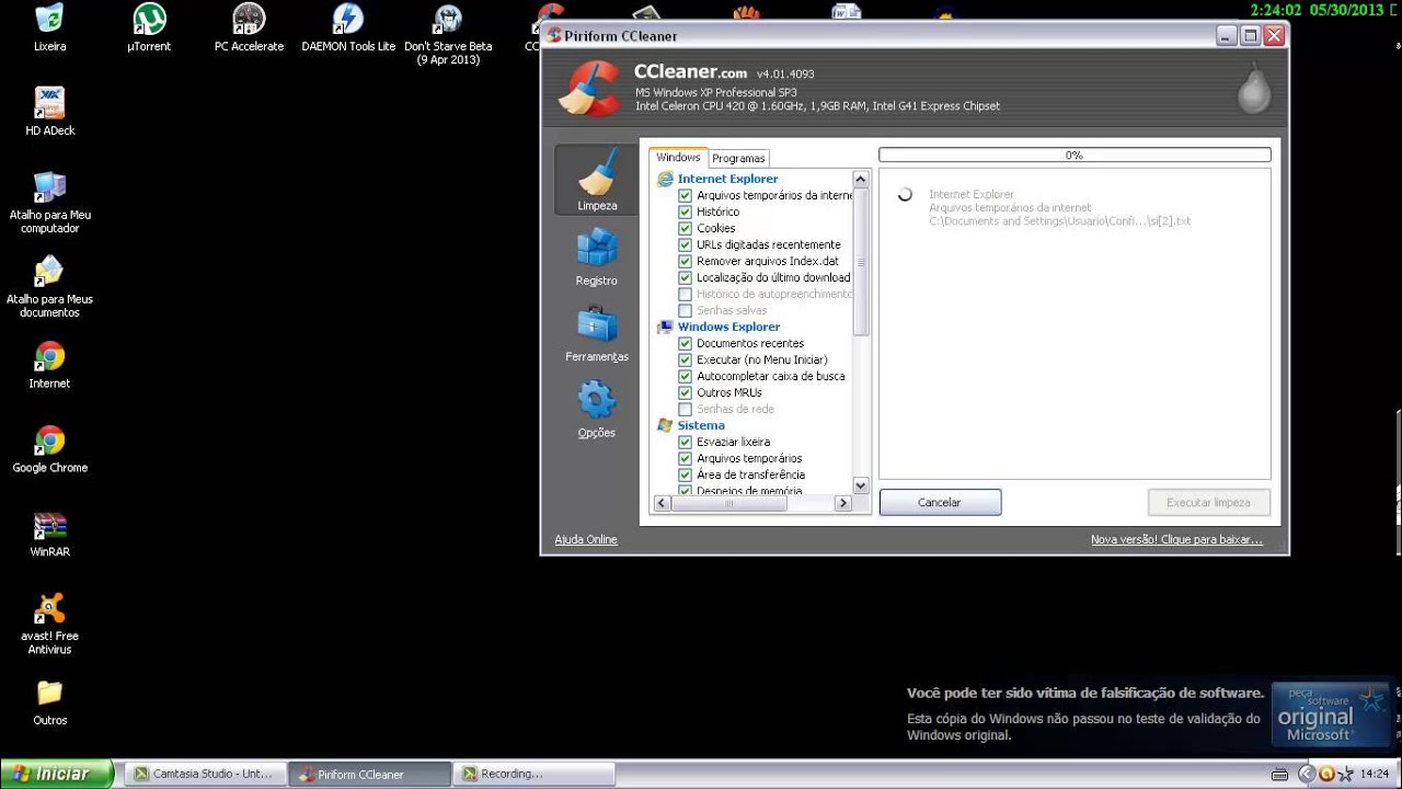 Como Utilizar o CCleaner - YouTube