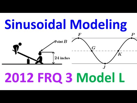 2012 FRQ 3 - Sinusoidal Modeling (Model L) [AP Precalculus] - YouTube