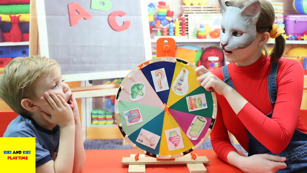 Riki and Kiki play a very interesting game of Spin the Wheel . They ...