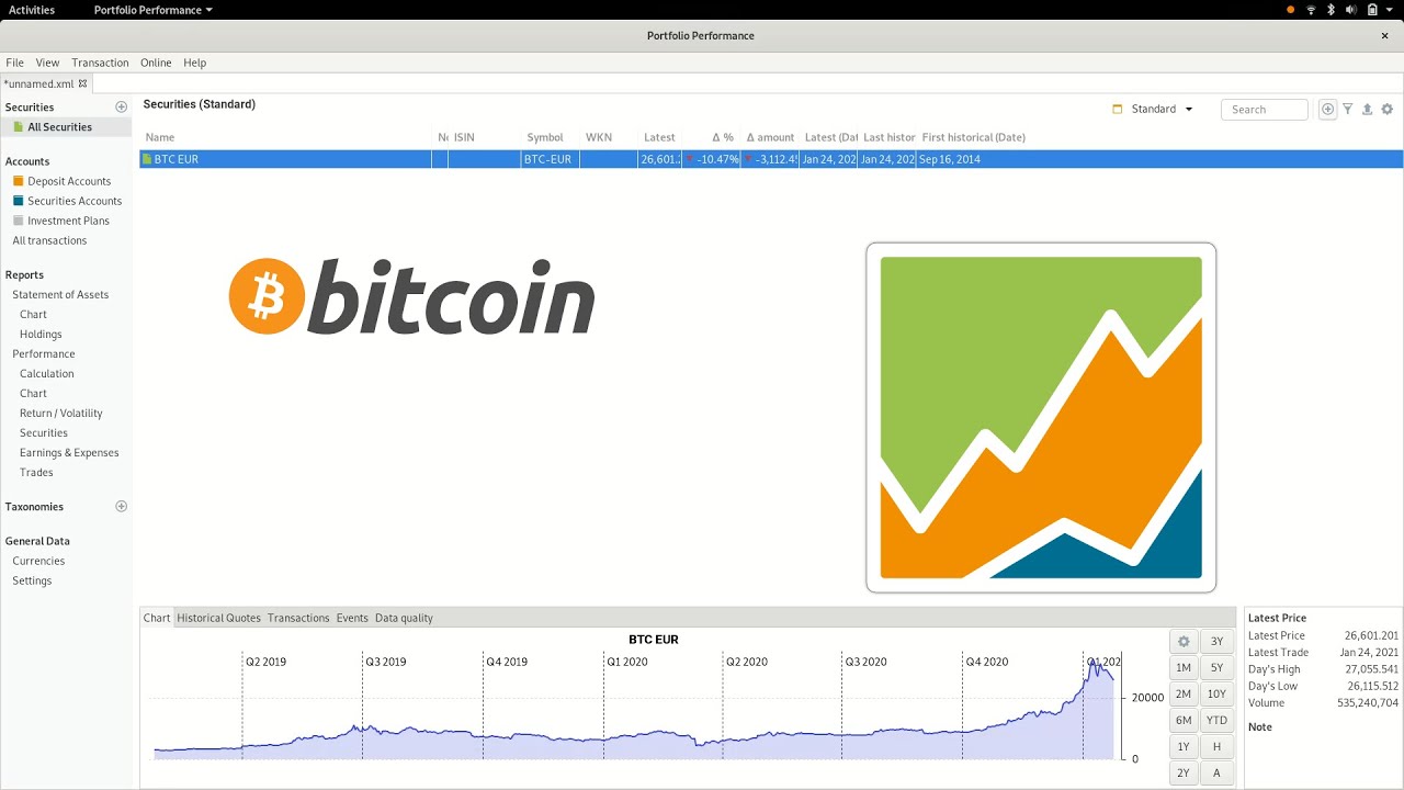 How to Track Crypto with Portfolio Performance - YouTube