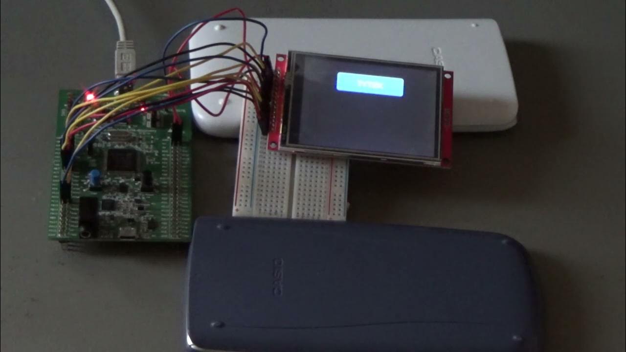 Aplikacja TouchGFX na STM32F4-DISCO i wyświetlaczu ILI9341 - YouTube