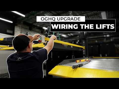 OGHQ-Garagenmodernisierung Teil 3 | Abschluss der Installation des Zwei-Pfosten-Staplers