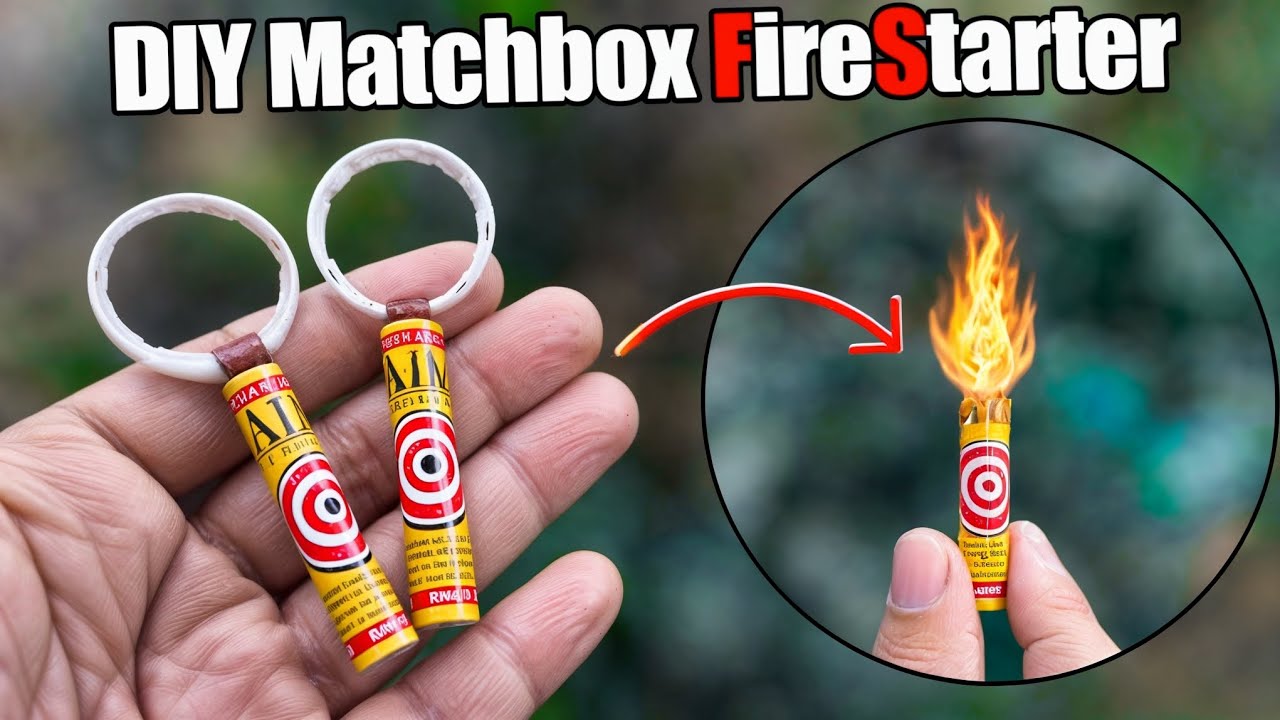 Homemade 100% Working Fire Starter | fire starter kaise banaen | how to ...