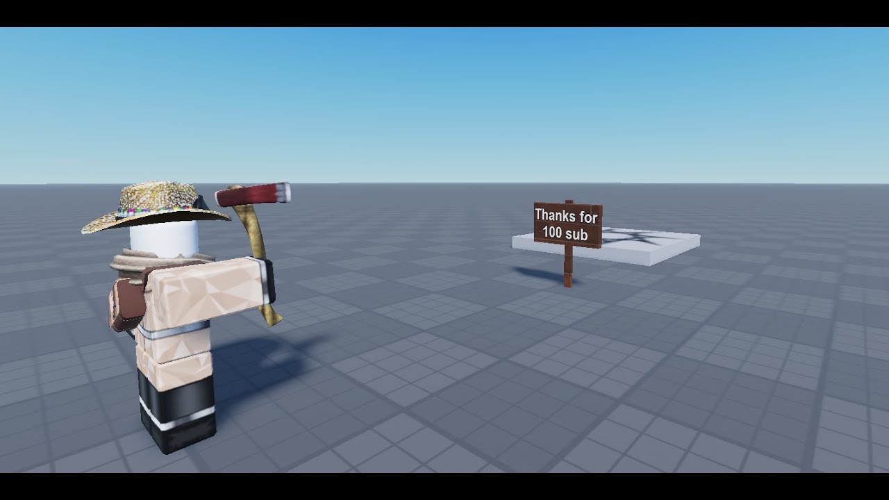 Thanks for 100 sub (Roblox animation) - YouTube