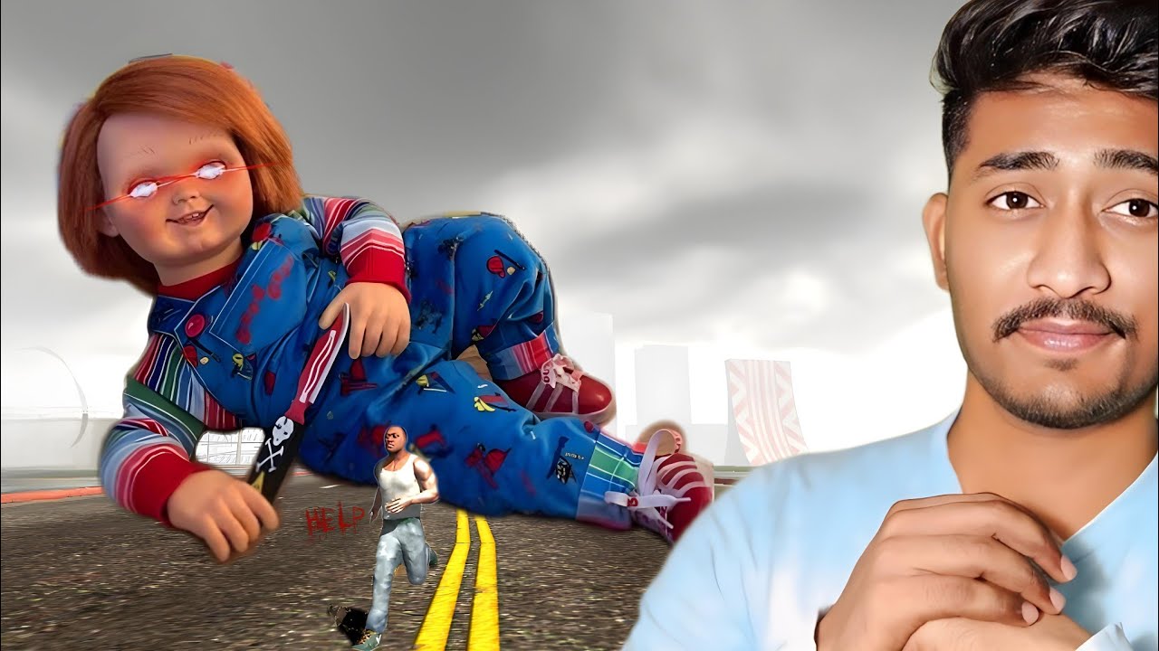 THE BIG CHUCKY DOLL CAME TO TAKE REVENGE ON FRANKLIN | IN INDIAN BIKE ...