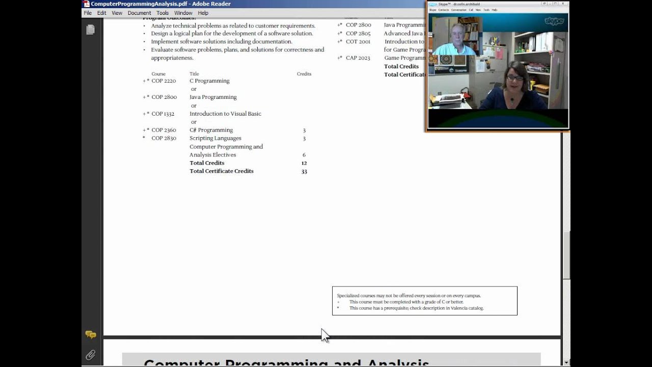 Chatting with an Advisor using Skype about the AS Computer Programming ...