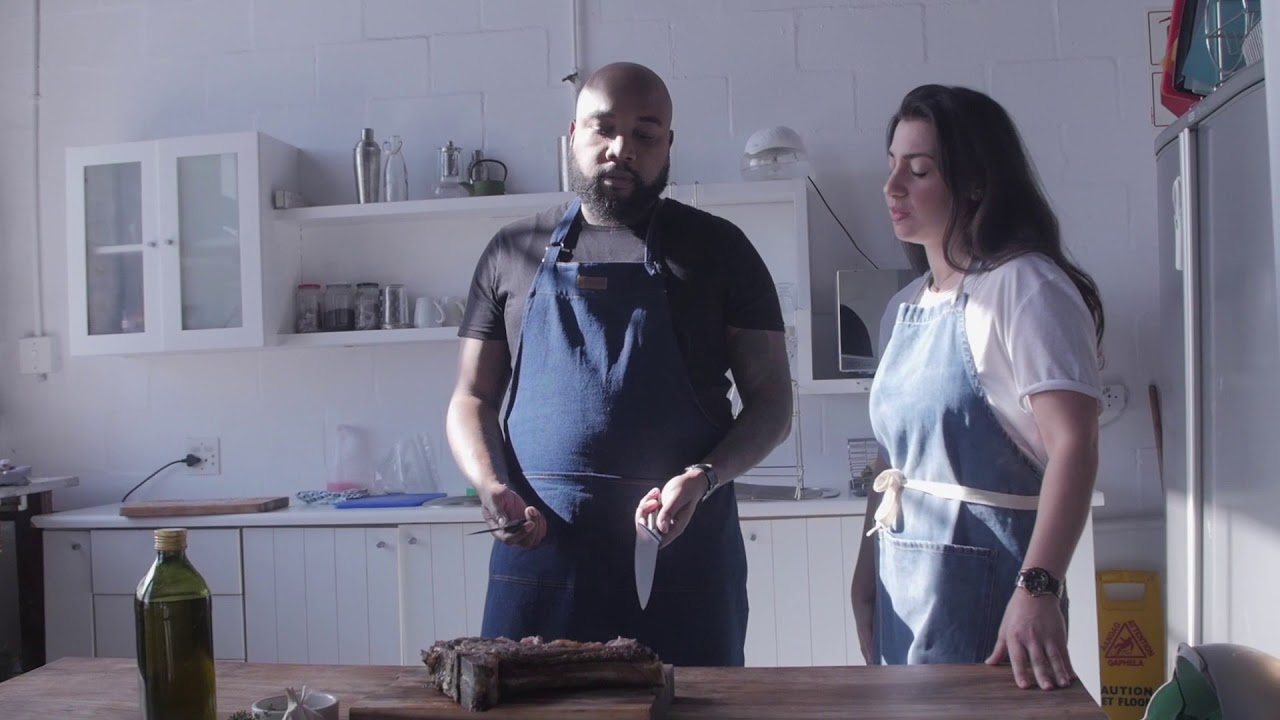 Cooking the perfect steak with Tebello 'Tibz' Motsoane - YouTube