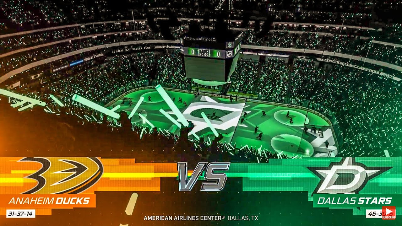 Anaheim Ducks vs Dallas Stars 12/1/2022 NHL 23 Gameplay - YouTube