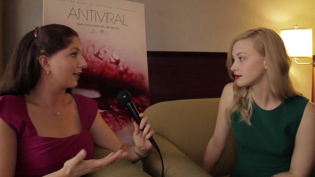 ANTIVIRAL EXCLUSIVE: Interview with Sarah Gadon (TIFF12) - YouTube
