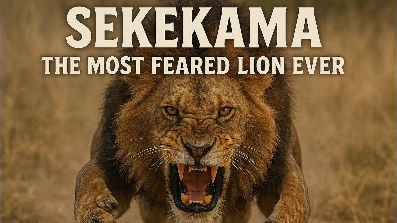Sekekama: The Lion King Who Fought His Own Sons to the Death - YouTube