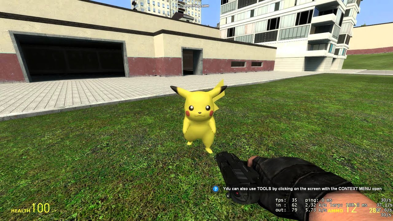 Garry's Mod Pikachu - YouTube