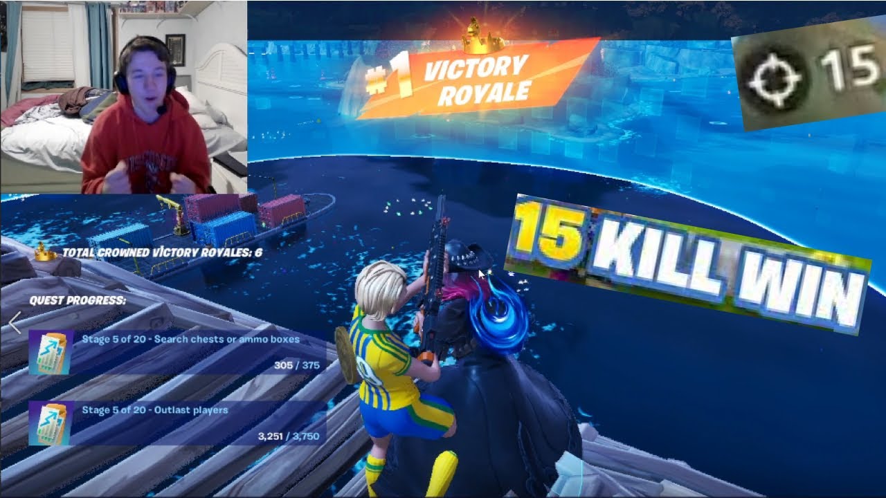 15 KILL WIN IN FORTNITE! - YouTube