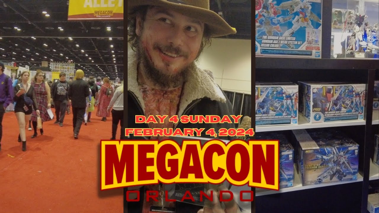 MegaCon Orlando 2024 Sunday! Star Wars Celebrity Sightings Shopping and ...