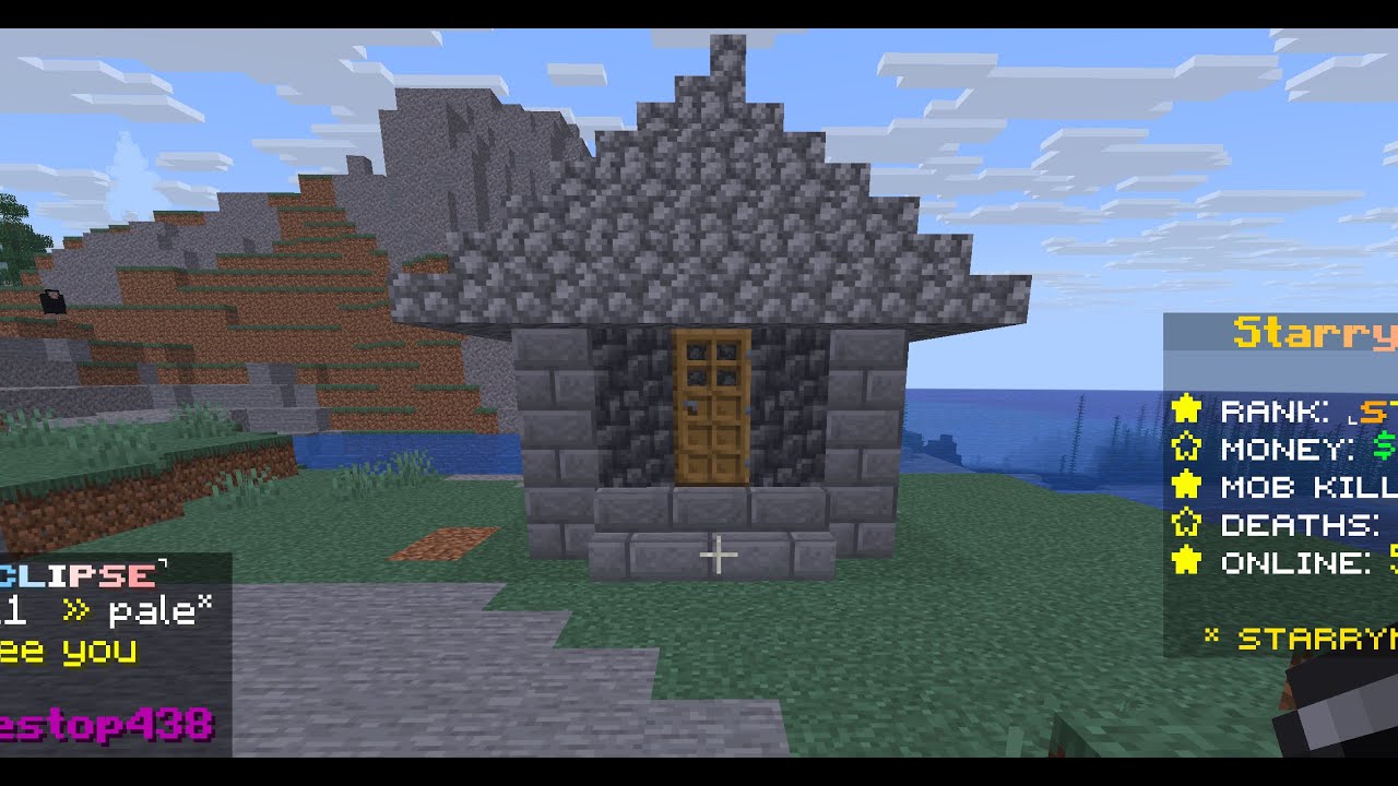 fishing storage build | Starry Smp s3 Ep 05 - YouTube