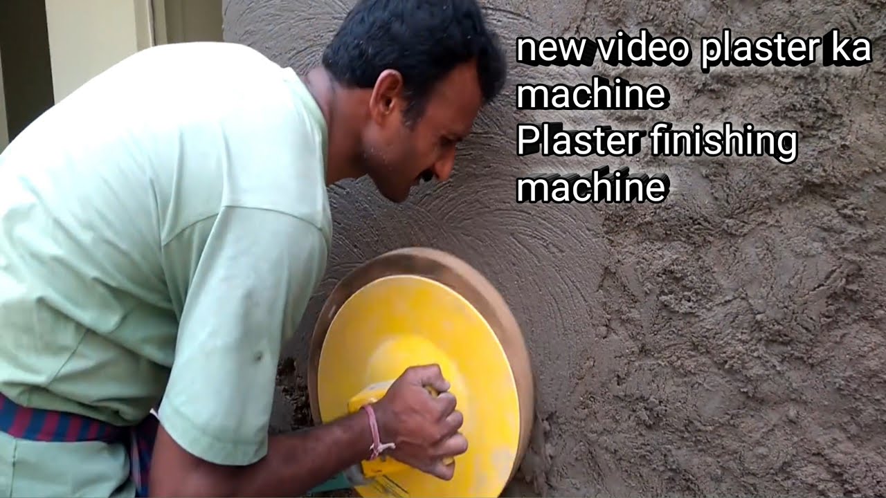 new video plaster ka machine Plaster finishing machine @rahul_raj ...