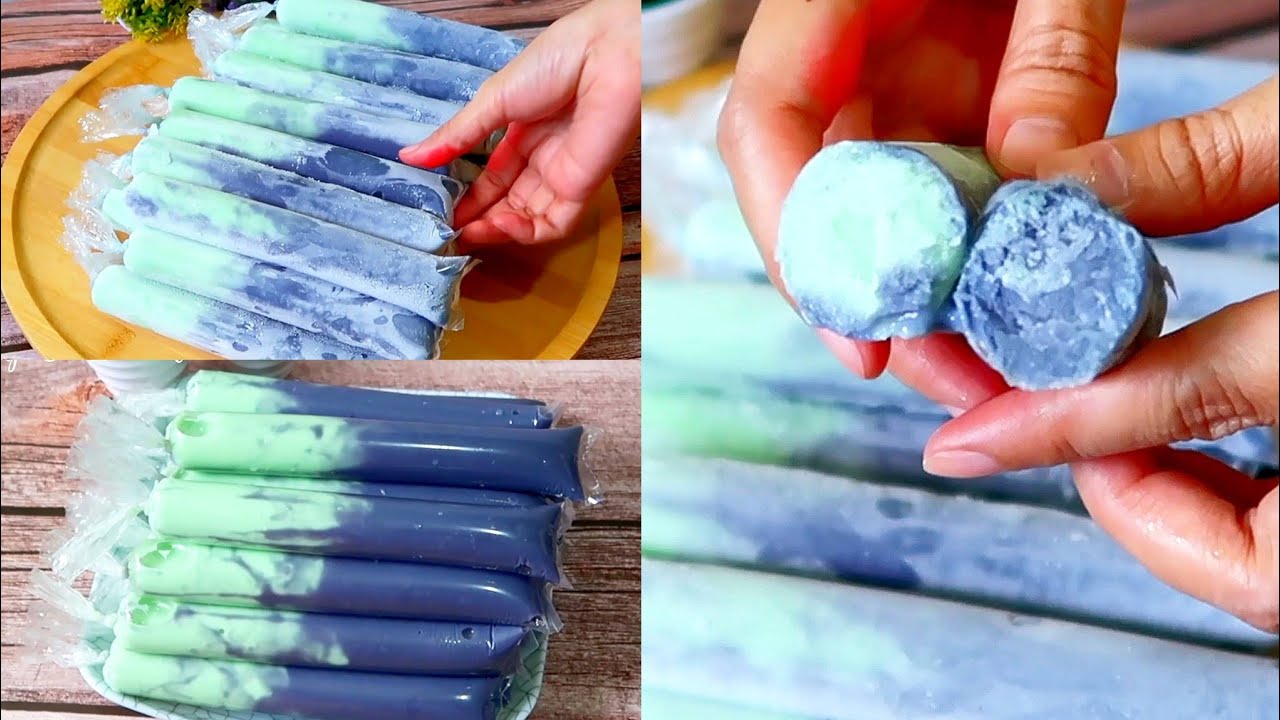 ICE CANDY RECIPE PANG NEGOSYO | CREAMY UBE AND BUKO PANDAN ICE CANDY ...