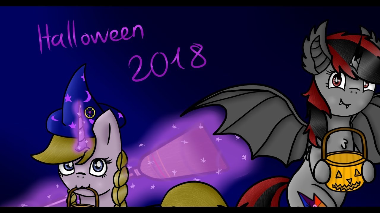 Mlp speedpaint: Halloween 2018 with Viola Music Heart - YouTube