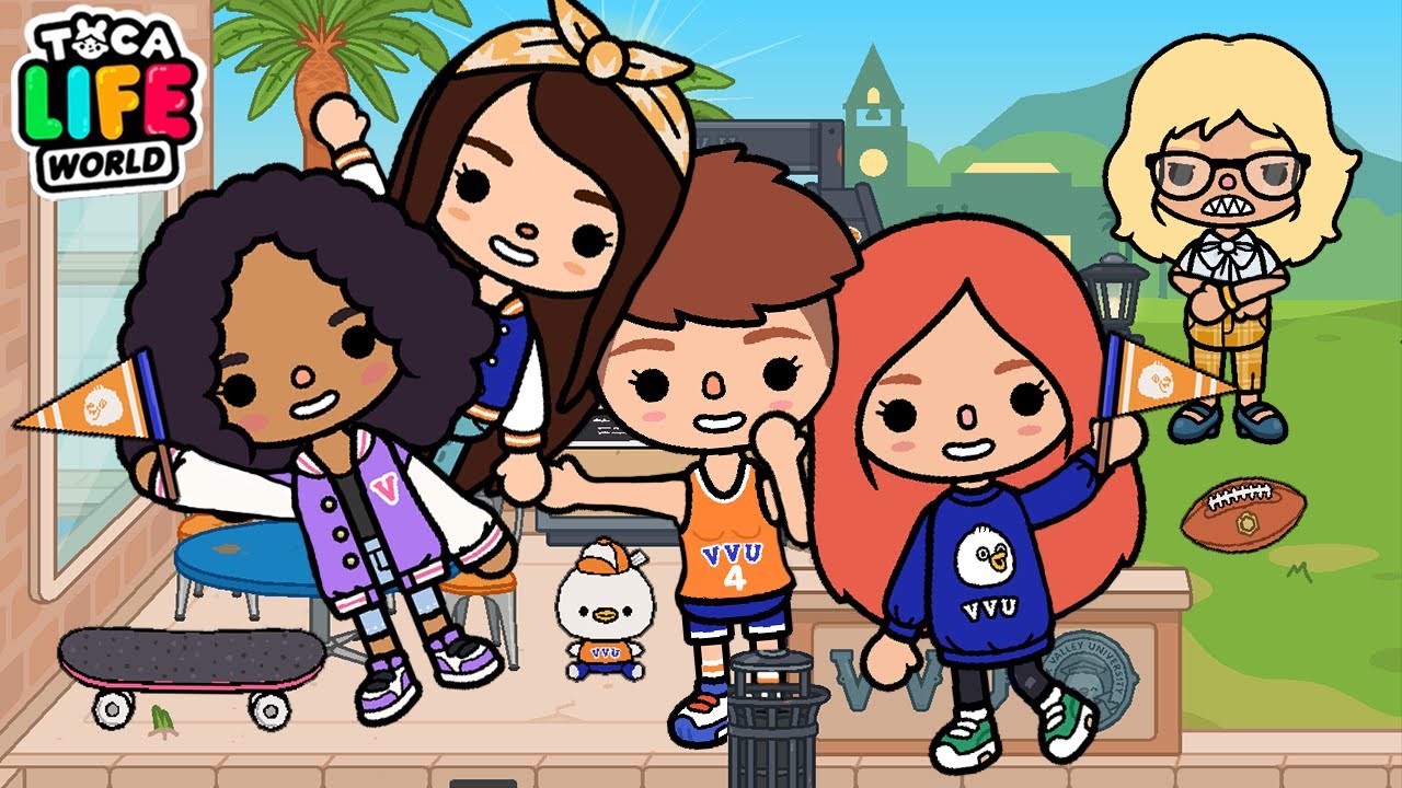¡Mis locas amigas de la Universidad! Toca Boca Life World