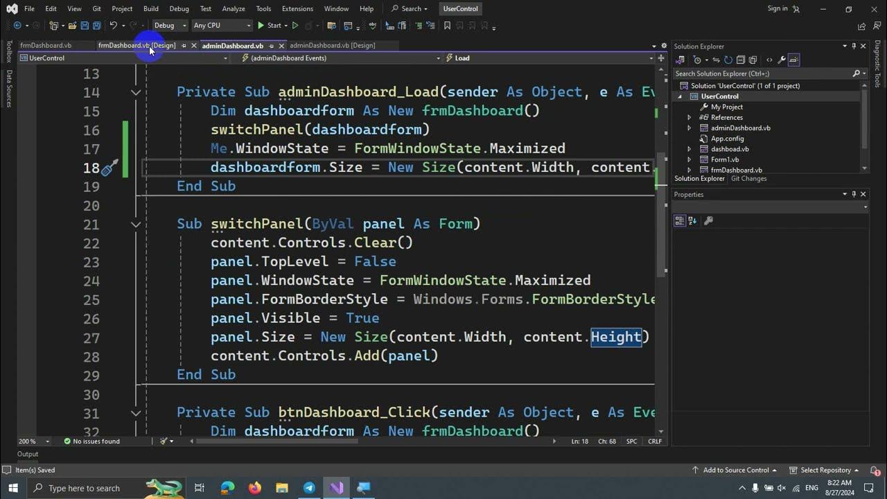 VB Net UX UI #Form Application path3 - YouTube