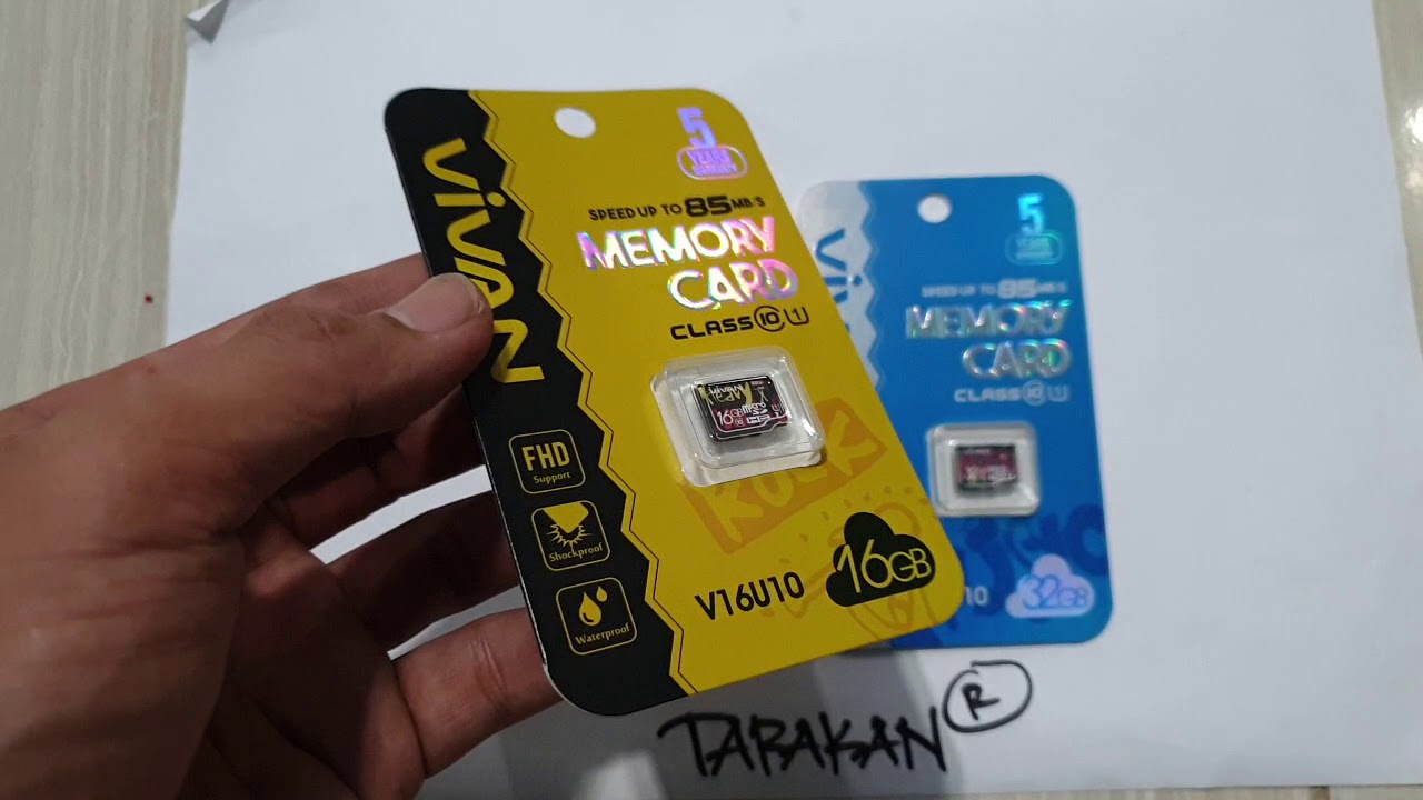 MEMORY CARD SD CARD VIVAN ORIGINAL REAL CAPACITY 8GB 16GB 32GB 64GB ...