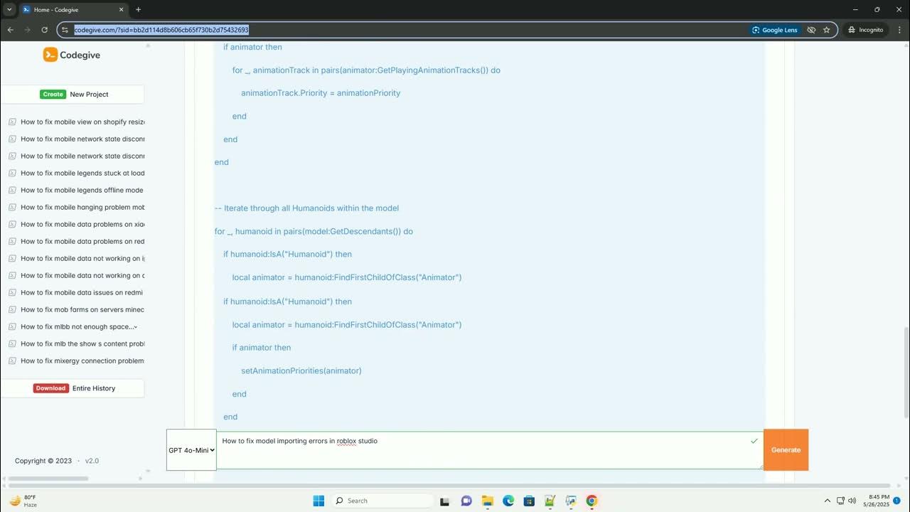 How to fix model importing errors in roblox studio - YouTube