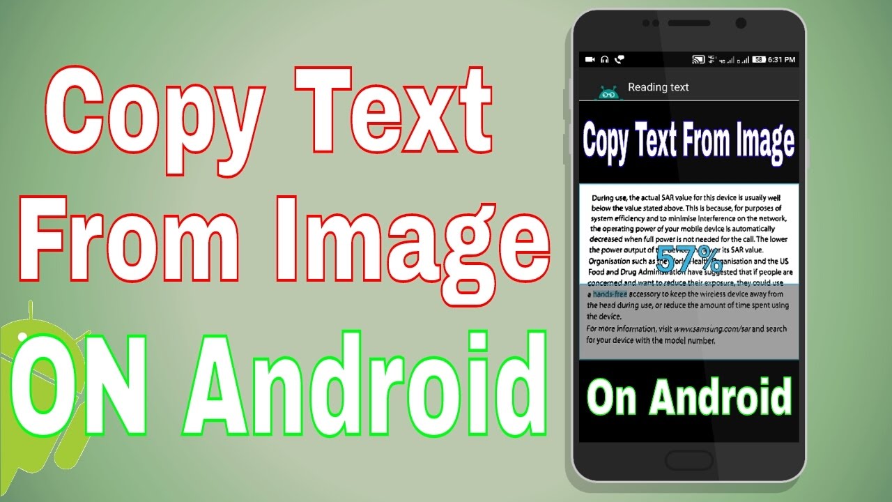 How To Copy Text From Image ON Android YouTube How To Copy Text From Image ON Android YouTube