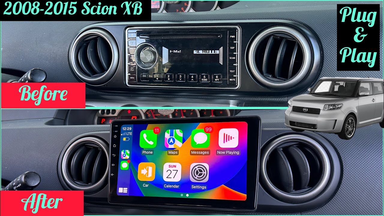 How to install 9” plug and play android head unit (2008-2015 Scion XB ...