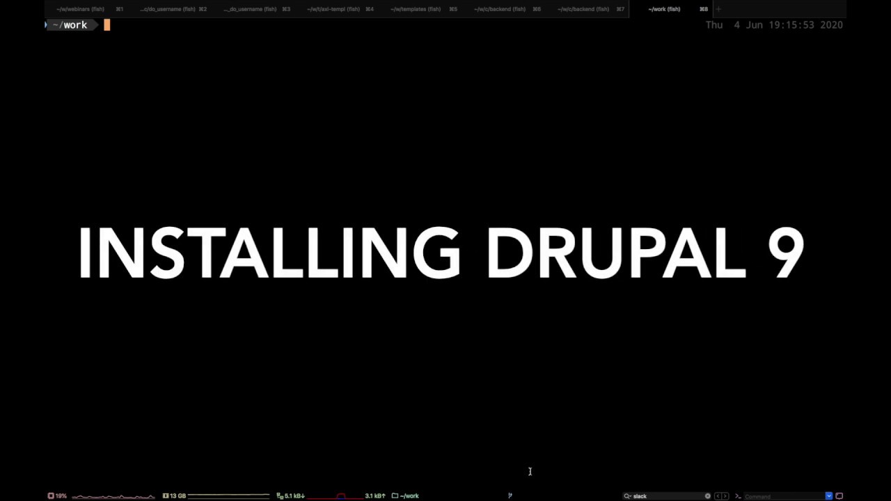 Install Drupal 9 with Lando support - YouTube