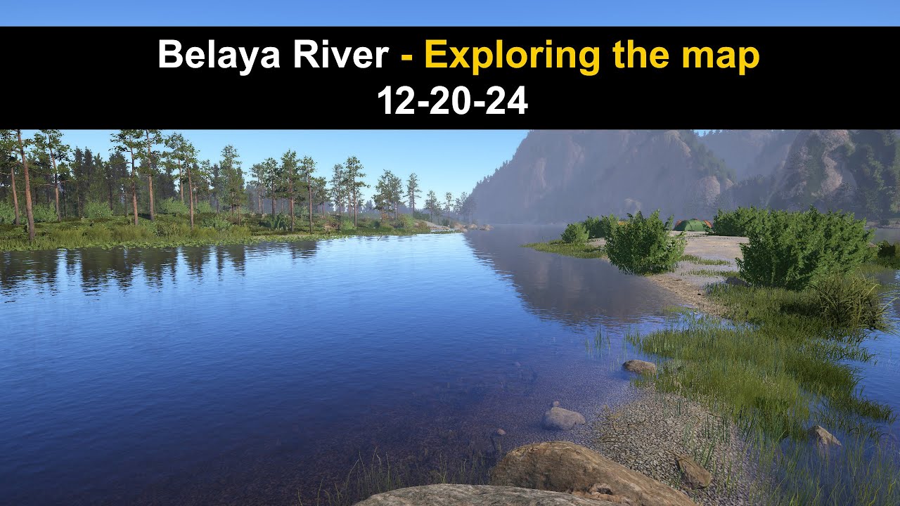 Russian Fishing 4, Belaya River - Exploring the map 12-20-24 - YouTube