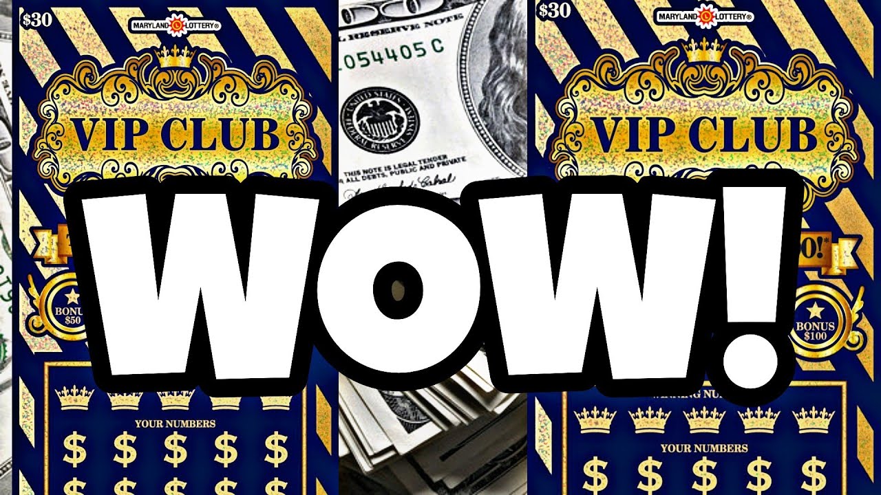 🤑 Best Win 🔴 On The Md Lottery Vip Club Scratch Off! - YouTube