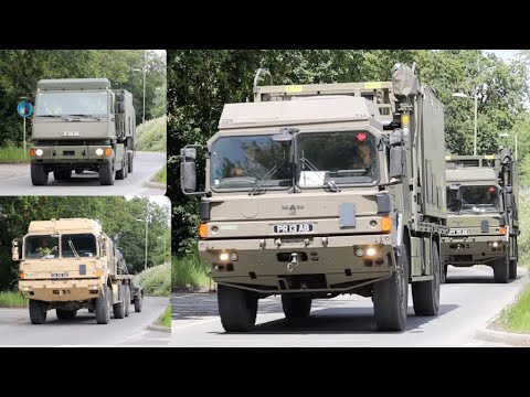 🇬🇧Dozens of British army vehicles moving in convoy🇬🇧 - YouTube