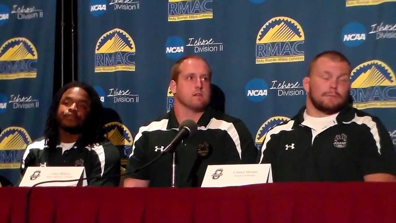 2013 RMAC Football Media Day: Vince Coach, Chris McGee, and Connor ...