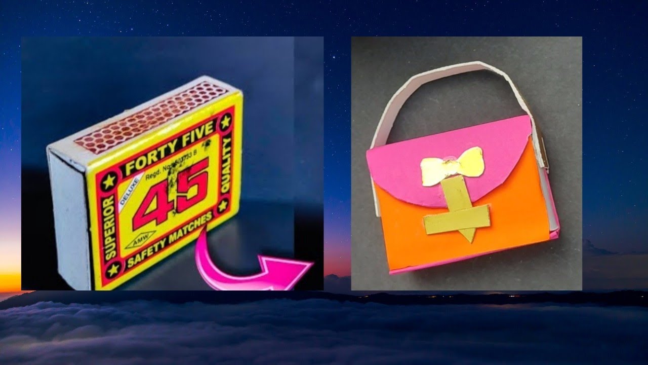 How To Make Barbie doll purse with matchbox| Machis ki dibbi se purse ...