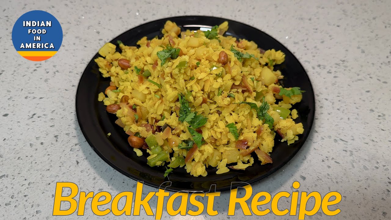 Poha Recipe - Easy Indian Breakfast - YouTube