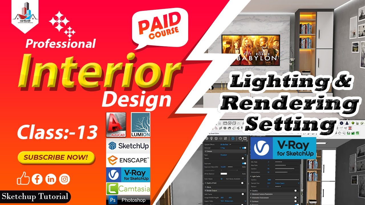 Realistic Rendering Settings Explained | VRay for SketchUp Tutorial ...