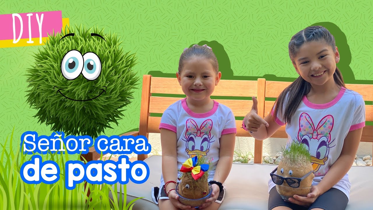 DIY ¡Muñeco con Cabeza de Pasto! - YouTube