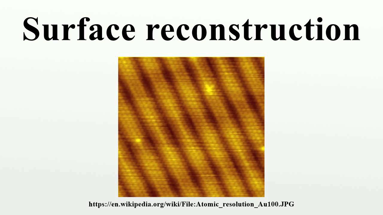 Surface reconstruction - YouTube