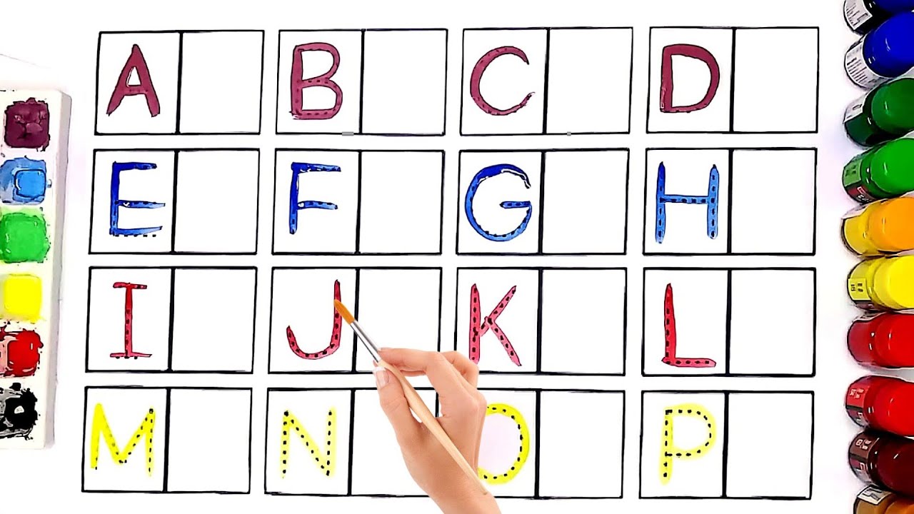 ABCD, Learn abcd in english, A to Z, ABCD for kids, Abc song chomu kids ...