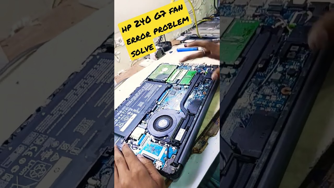 How do I fix the system fan error 90b on HP laptop? (HP 240 G7) | HP ...