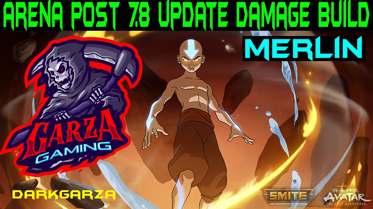 Smite Arena Post 7.8 Update Merlin Damage Build | Smite Season 7 Arena ...