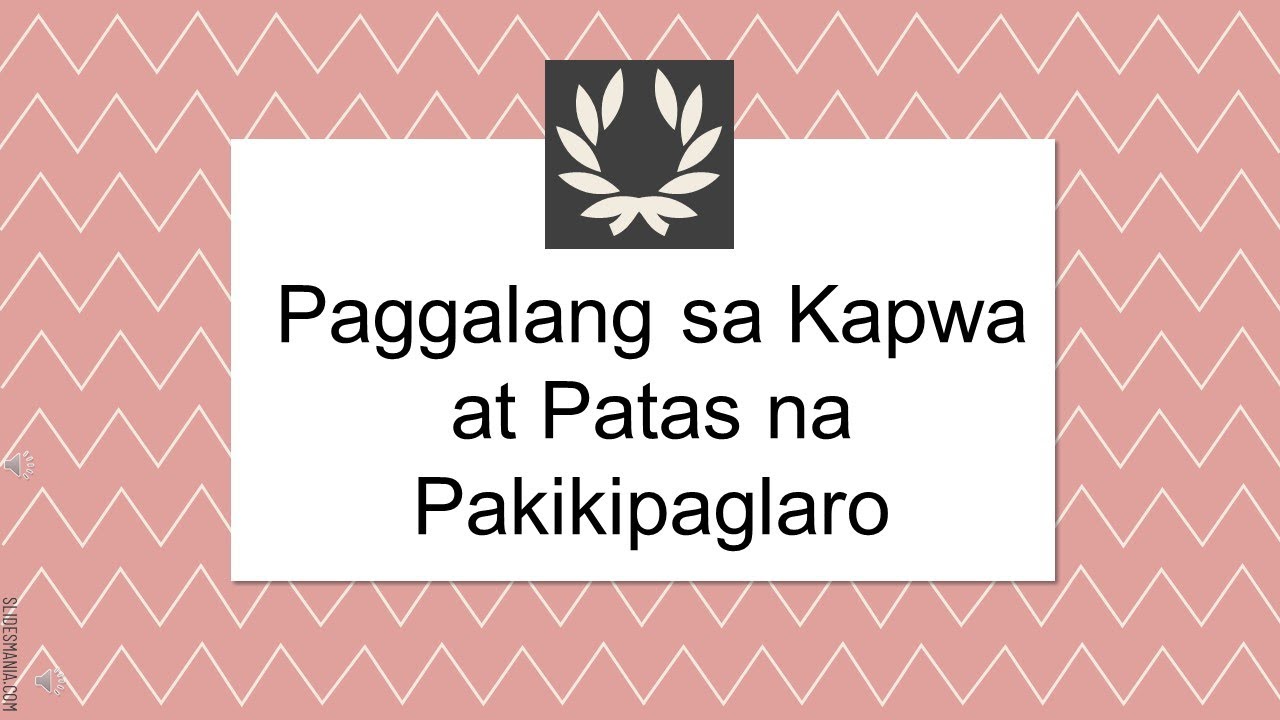 PE 5 Paggalang sa Kapwa at Patas na Pakikipaglaro - YouTube