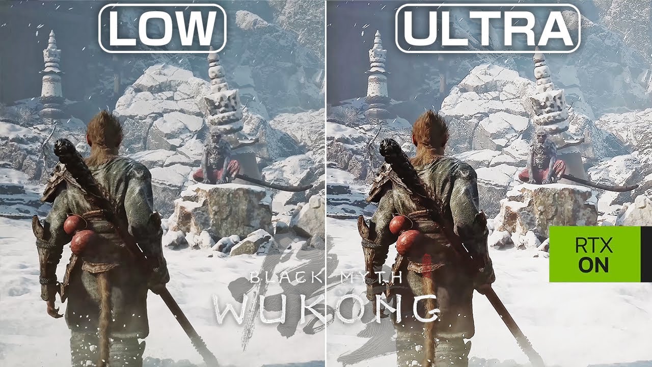 Black Myth: Wukong Low vs Ultra (Path Tracing) Graphics Comparison ...
