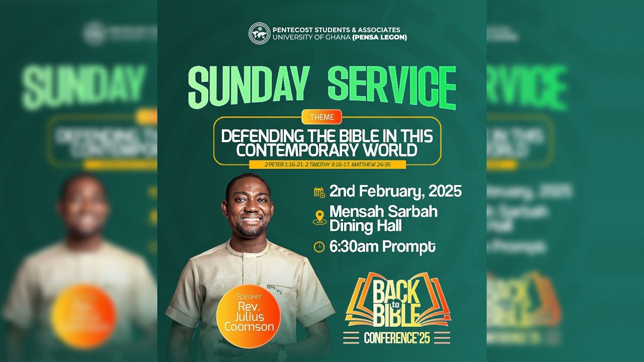 PENSA LEGON || SUNDAY SERVICE || DEFENDING THE BIBLE IN THIS ...