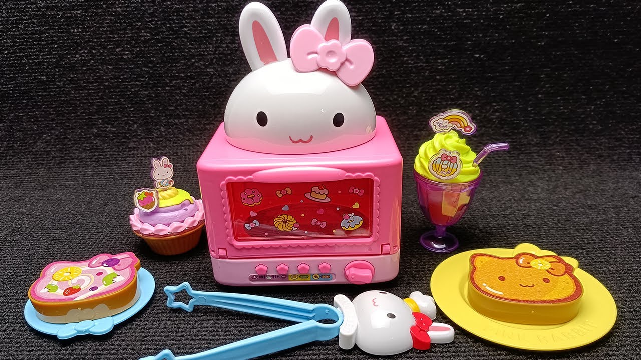 Pink Rabbit Mini Oven Satisfying with Unboxing Compilation Toys ASMR ...