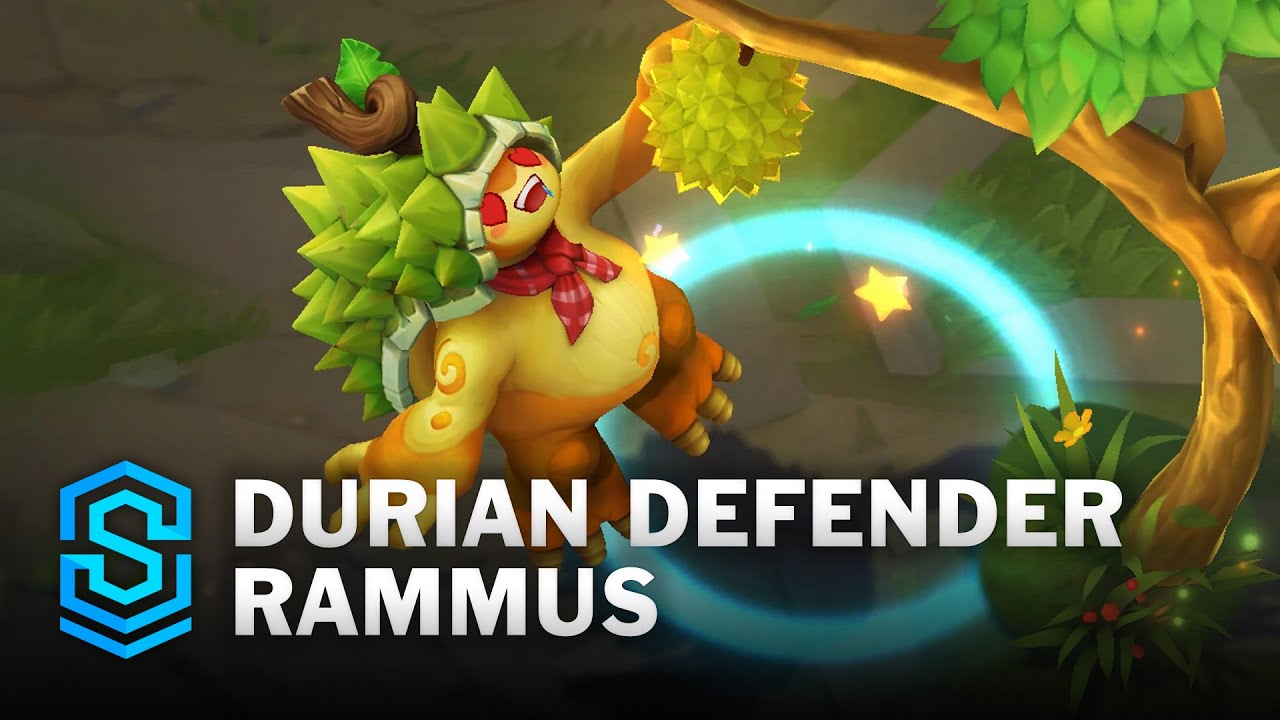 Durian Defender Rammus Skin Spotlight - Pre-Release - PBE Preview ...