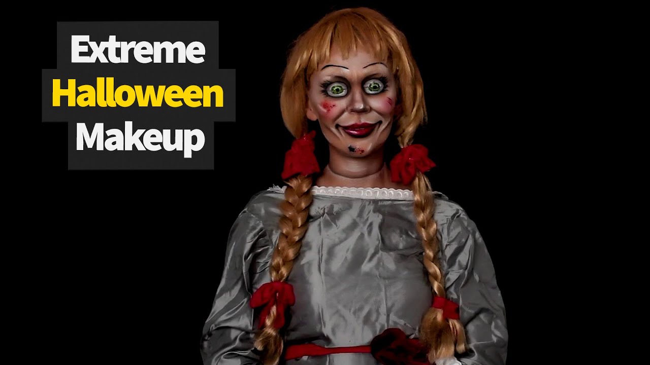 Insane Halloween Makeup - YouTube
