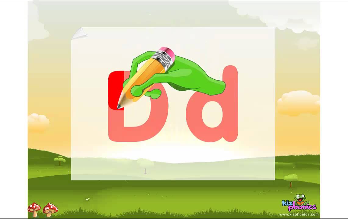 Letter Dd song, uppercase D, lowercase d - YouTube